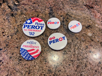 Ross Perot 1992 campaign pin buttons political | eBay