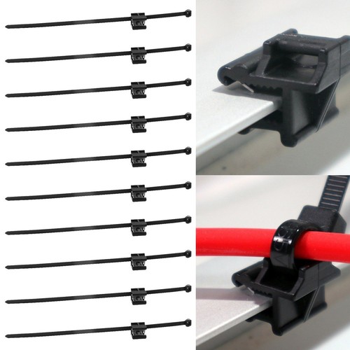 Easy to Use Black Edge Clips 10Pcs for Fastening Solar For Cable PV ...