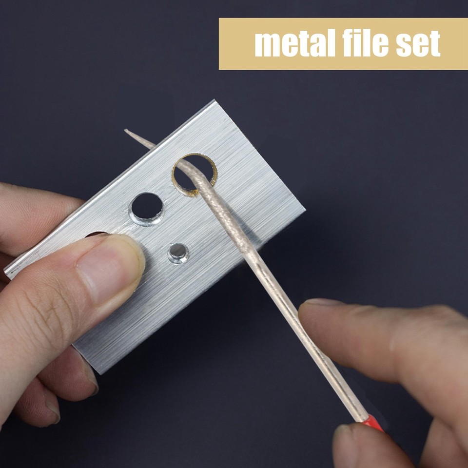 Curved File Set Needle File Set Coated File Metal File Set K1Y6 | eBay UK