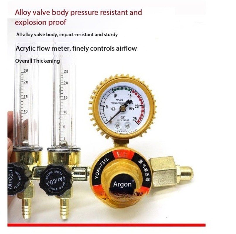 Argon Gauge Energy-Saving Shock-Resistant Single/Dual-Tube Pressure ...