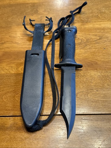 US Navy USN Seal Mark 3 MK 3 Mod 0 O Survival Dive Fixed Blade Knife ...