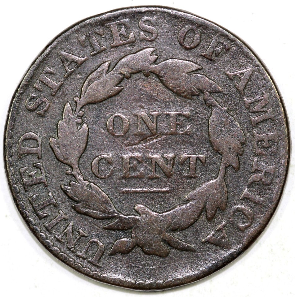 1827 1c N-12 Coronet or Matron Head Large Cent | eBay
