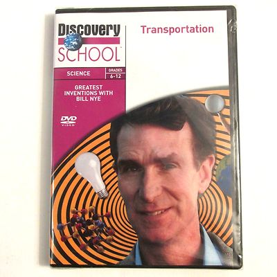 Bill Nye TRANSPORTATION DVD Discovery School Science Grades 6-12 Teacher Parent | eBay