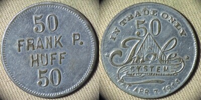 Token : GF 50 mm, Ingle System Frank P. Huff 30 mm, WM IRTM2978 | eBay