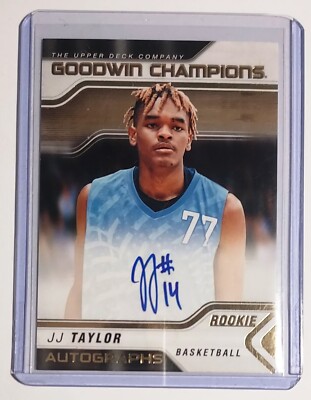 Jj Taylor 2023 Upper Deck Goodwin Champions Auto Débutant Autographe ...