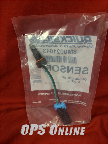 New/ OEM Mercury Water Separating Fuel Filter & Sensor 8M0157616 ...