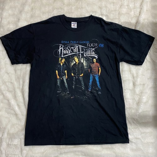 Jerzees Heavyweight Cotton Men's Black Rascal Flatts Graphics T-Shirt ...