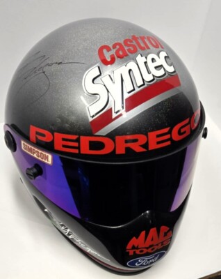 NHRA Tony Pedregon autographed Simpson racing helmet | eBay
