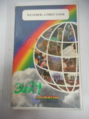Weather: A First Look VHS Rainbow Educational Media Science 17 Minutes ...