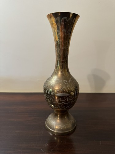 BEAUTIFUL*25CM*BRASS VASE BY COPPERART & MADE IN INDIA* | eBay Australia