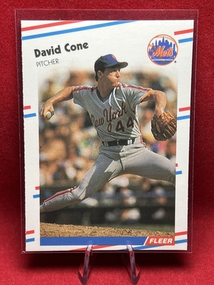 1988 Fleer Baseball **David Cone** Card No. 131 - New York Mets | eBay