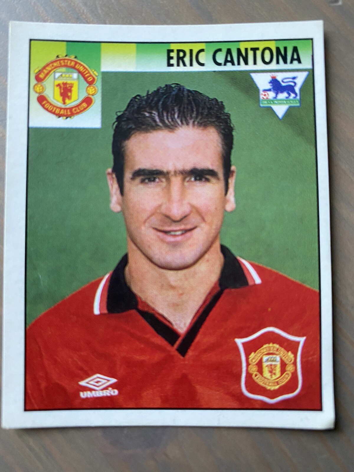 Merlin Premier League 95 1995 Sticker Eric Cantona Manchester United ...