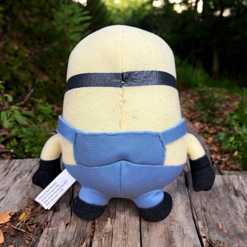 DESPICABLE ME MINION MADE PLUSH STUART ONE EYE 7" | eBay