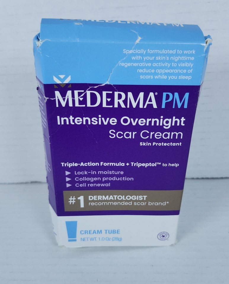 Mederma PM Intensive Overnight Scar Cream Makes Scars Smaller and Less ...
