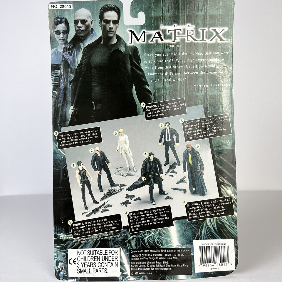 The Matrix! "Switch" Action Figure "Belinda McClory" WB Toy N2 Toys ...