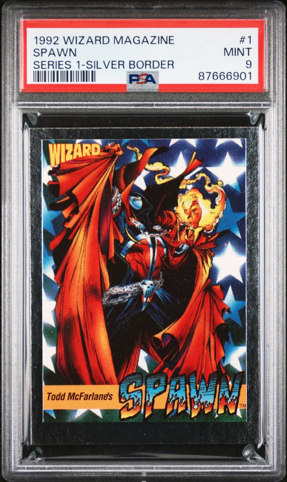 PSA 9 Spawn Wizard Magazine Series 1 Image Todd McFarlane 1992 Platinum Silver | eBay