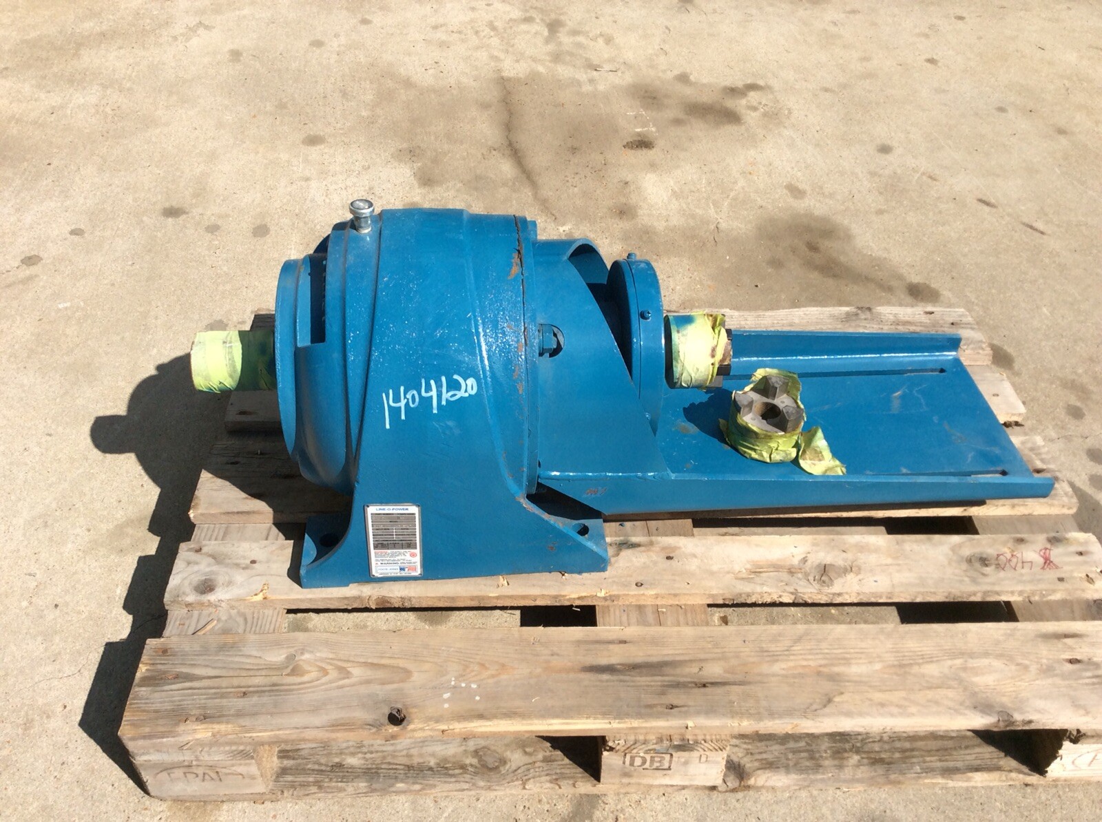 FOOTE-JONES 823SL-11.4 RATCHETING BACKSTOP GEAR REDUCER With MOTOR ...