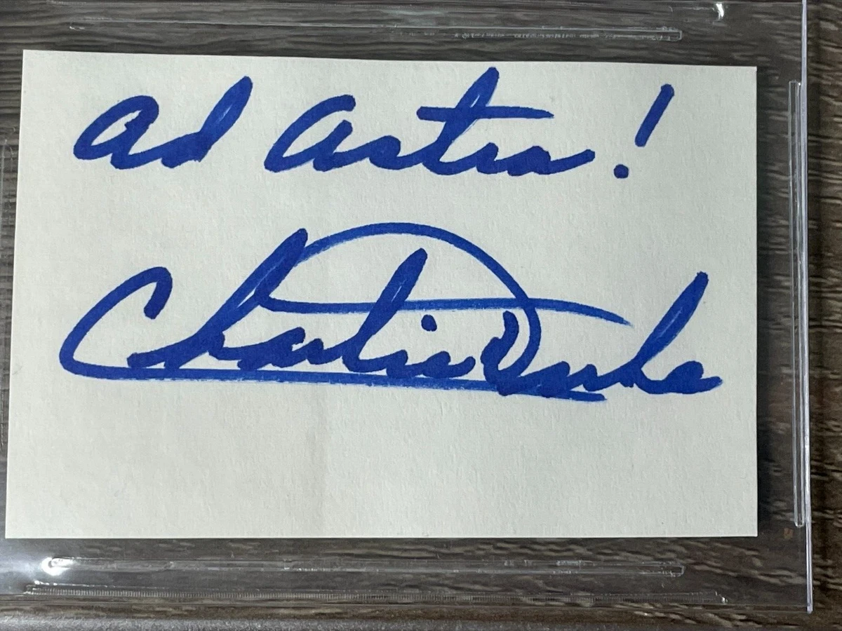 Charlie Duke Astronaut Autographs