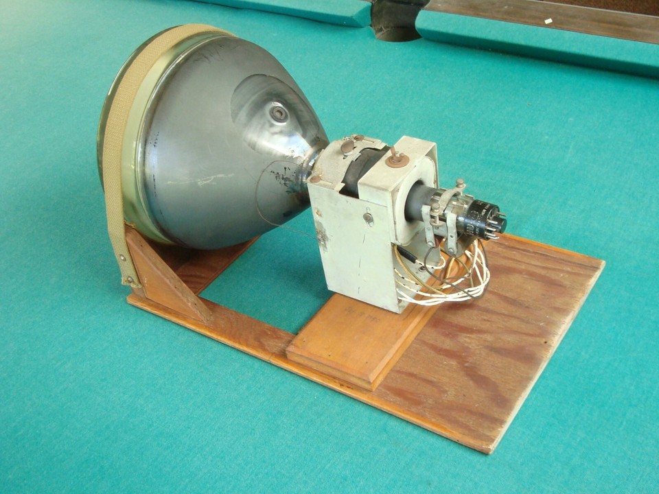 Vintage 1950 TeleKit 10A, 10" DIY, Kit TV in Home-Made Grey Painted ...