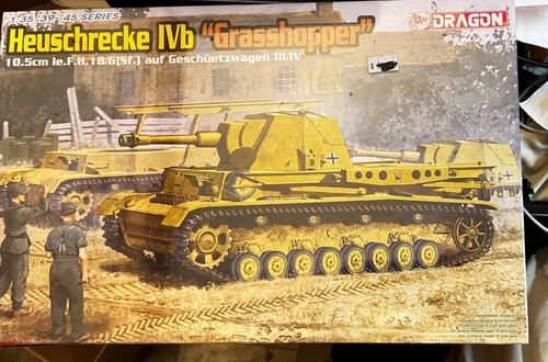Heuschrecke IVb Grasshopper Tank w/10.5cm leFH18 Gun SEALED Dragon 6439 ...