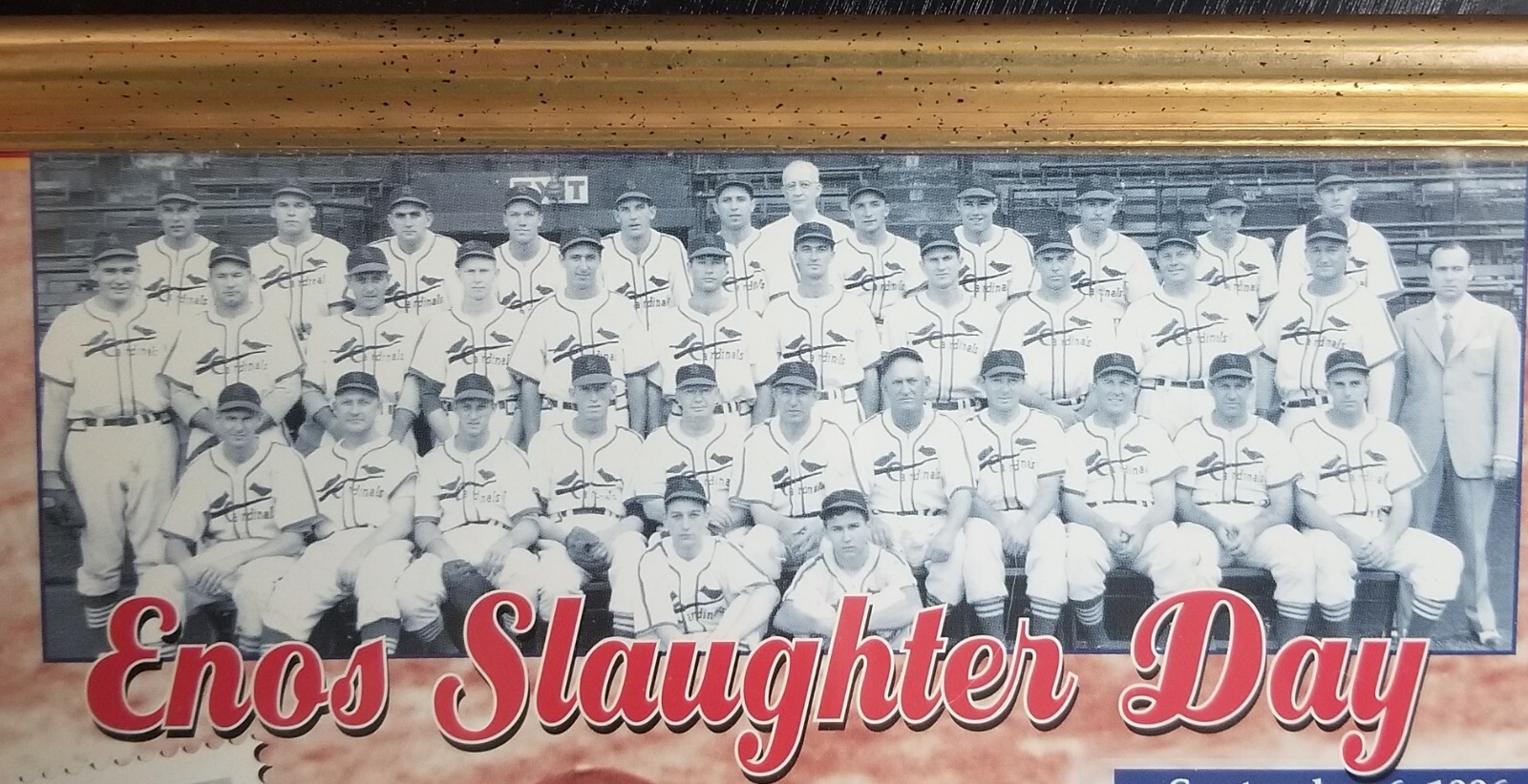 Enos Slaughter September 6 1996 Cardinals Day Frame 46 World Series Mad ...