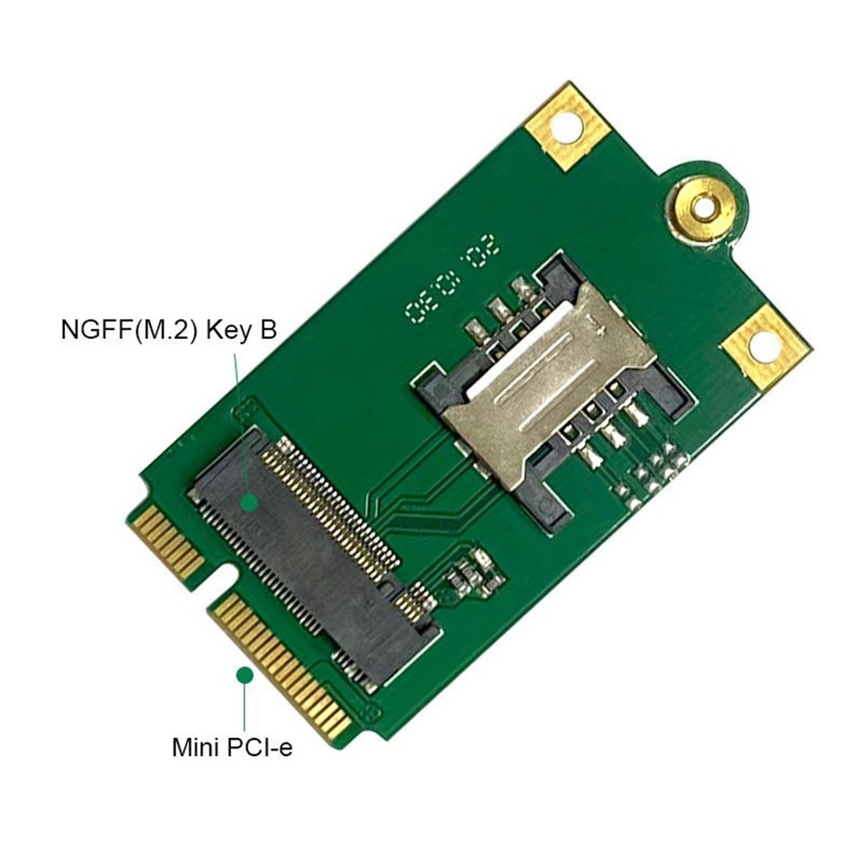4G 5G M.2 to Pcie Adapter NGFF to Pci-E Adapter Board with SIM Card ...