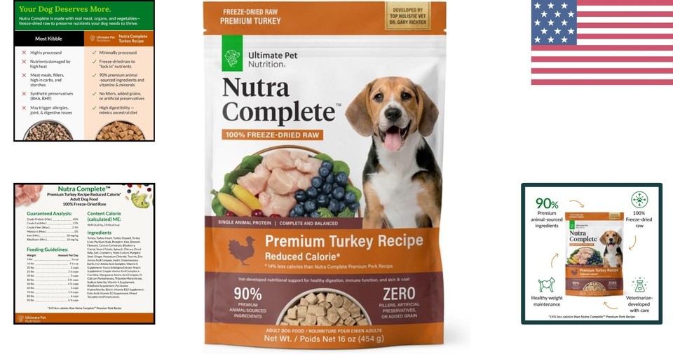 Nutra Complete Reduced Calorie, 100% Freeze Dried Raw Veterinarian ...