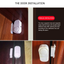 6 PCS WIRELESS Home Window Door Burglar Security ALARM System Magnetic ...