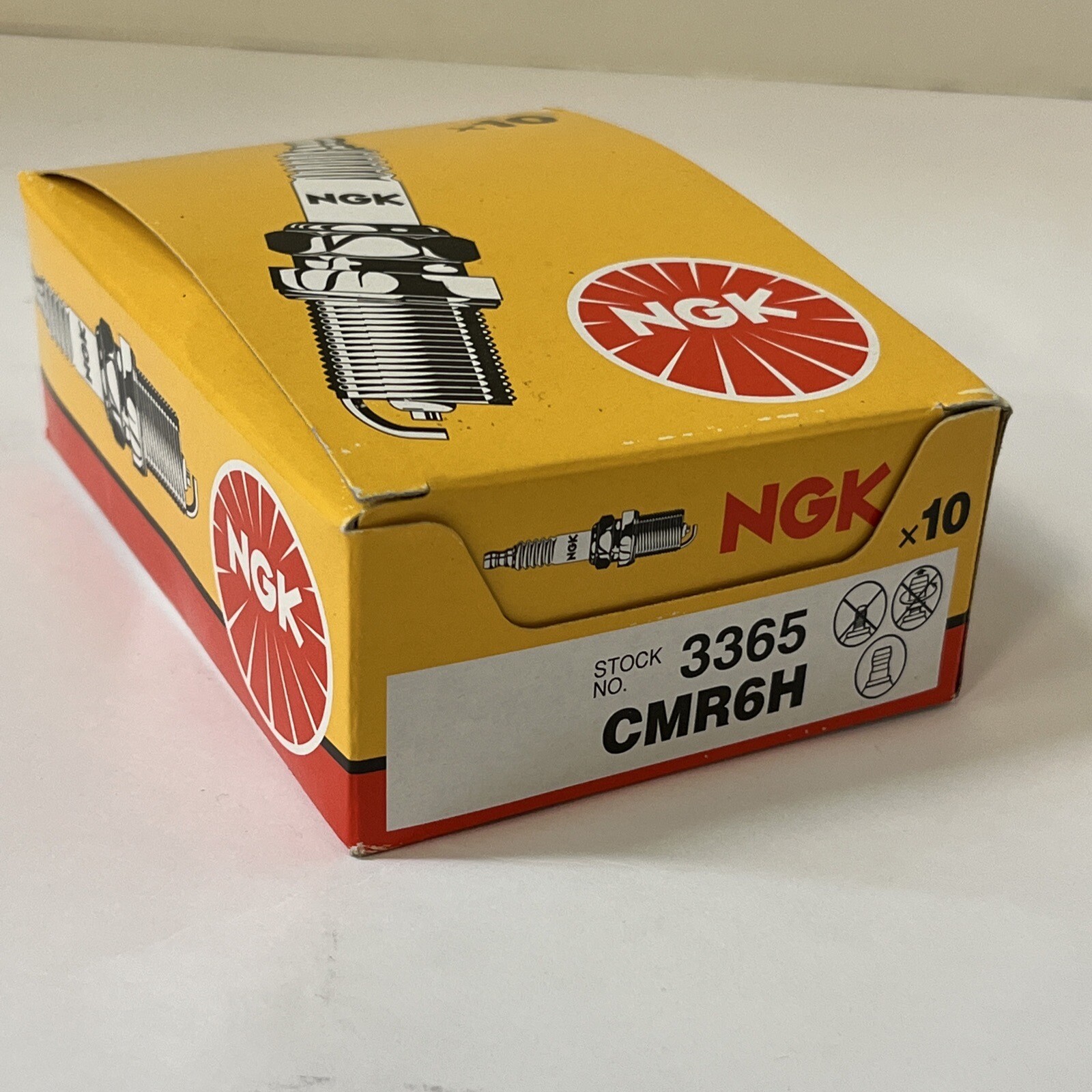 Genuine NGK 3365 CMR6H Spark Plug Box Of 10 | eBay