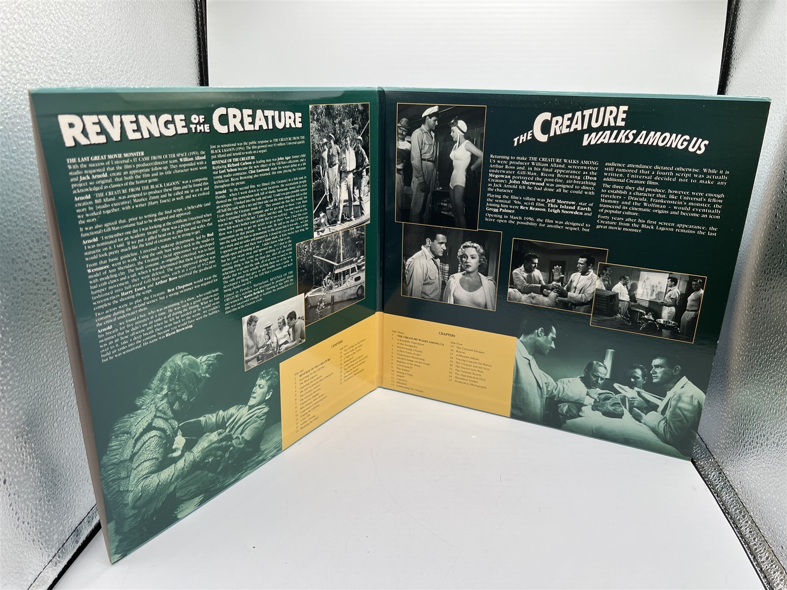 CREATURE DOUBLE FEATURE REVENGE OF THE CREATURE & CREATURE WALKS AMONG ...
