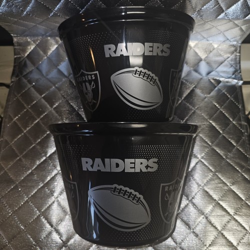 Raiders NFL Plastic Bowl Lot Of 2 | eBay
