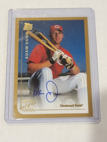 1999 Topps Traded Adam Dunn RC Auto Autograph Reds | eBay