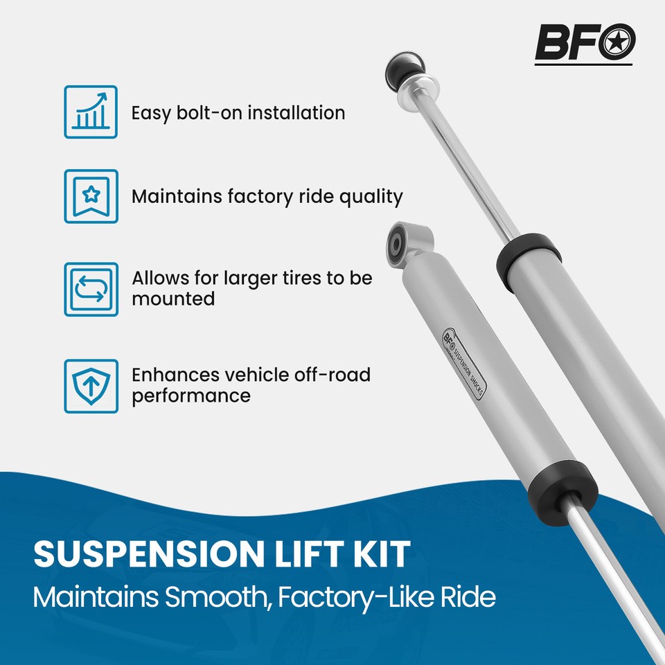 BFO 3.5" Suspension Lift Kit w/ Control Arms For Toyota Tacoma 2005 ...