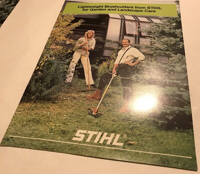 Stihl Brushcutters Original 1990s Brochure | eBay