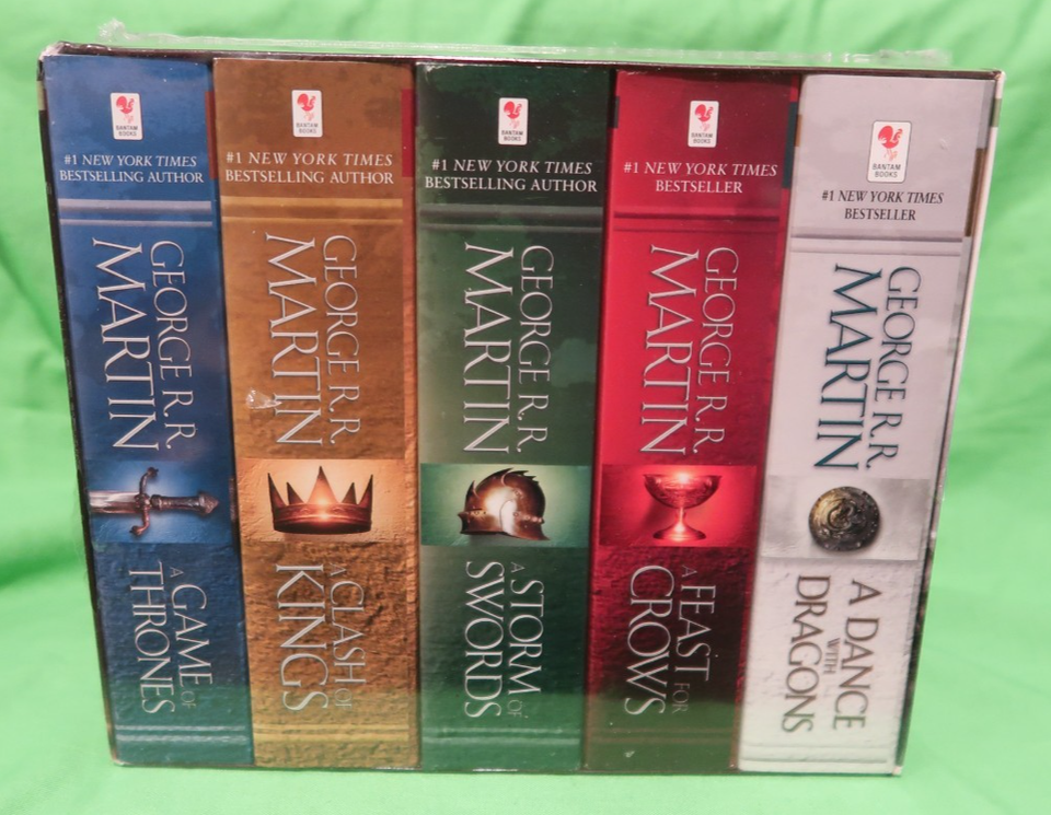 George R.R. Martin - A Song of Ice and Fire 5 Book Box Set BRAND NEW ...