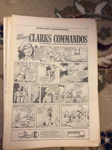 B9b Ephemera 1969 Advert Kit Carters clarks Commandos Shoes The Busted ...