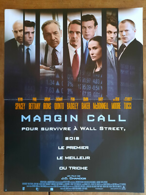 Affiche MARGIN CALL J.C.CHANDLER Kevin SPACEY Jeremy IRONS 40x60cm | eBay
