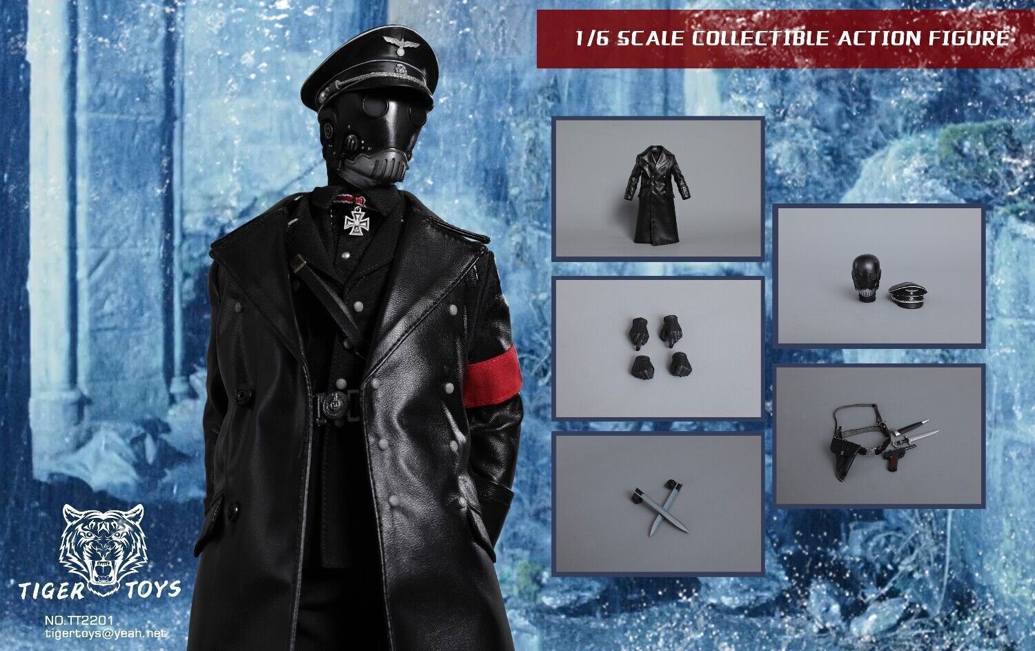 New TIGERTOYS TT2201 1/6 Hell Flame Killer Karl Ruprect Kroenen 12 ...