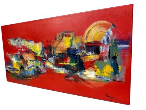 Artist Gail Perazzini Abstract Original Painting On Canvas 2006 Casa ...