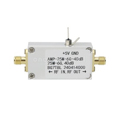25M-6G Broadband RF Power Amplifier Module High Gain 40DB RF Amplifier ...