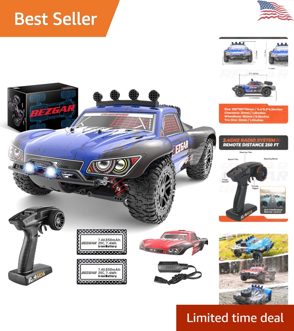 1:18 Scale RC Truck - 4WD Off Road Short Course - High Speed ...