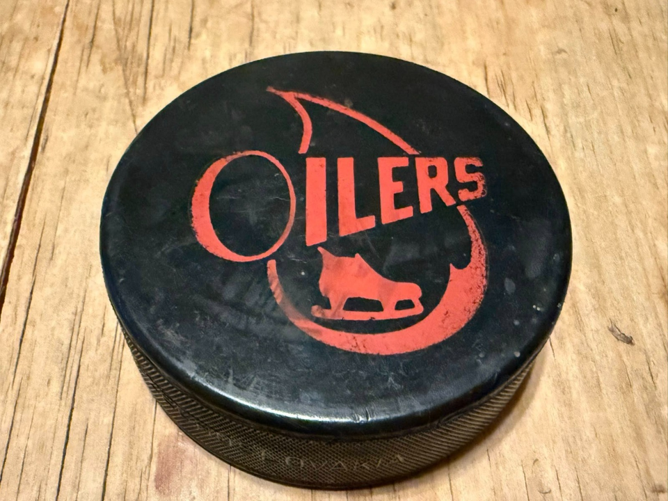 Tulsa Oilers game puck - vintage - 1980's - Central Hockey League | eBay