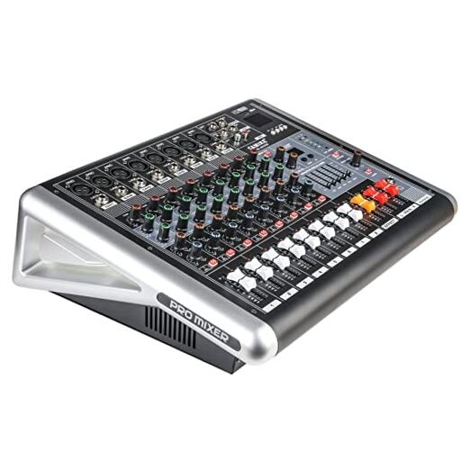 Mixers Audio 8 Channel Mixer Power Mixer 8 channel 802 with Power ...