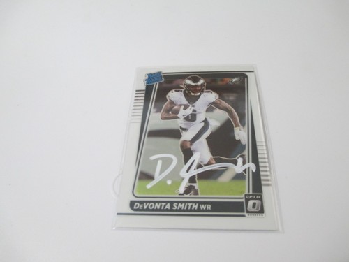 2021 PANINI DONRUSS DEVONTA SMITH PHILADELPHIA EAGLES AUTOGRAPH ...