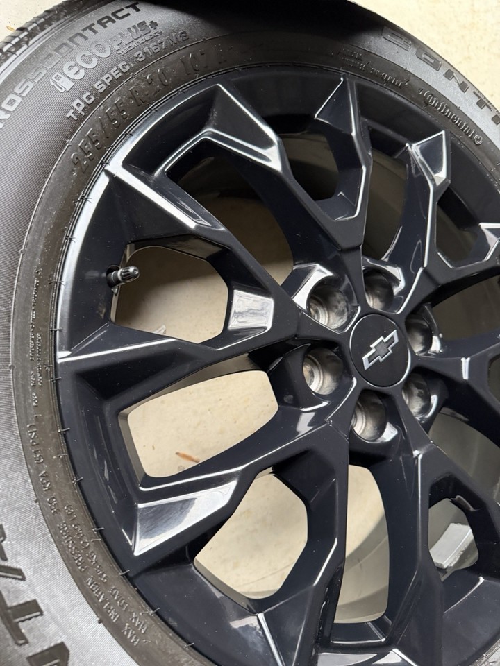 2025 20" Chevrolet Traverse Gloss Black OEM Wheels Rims Tires OEM 2024 ...