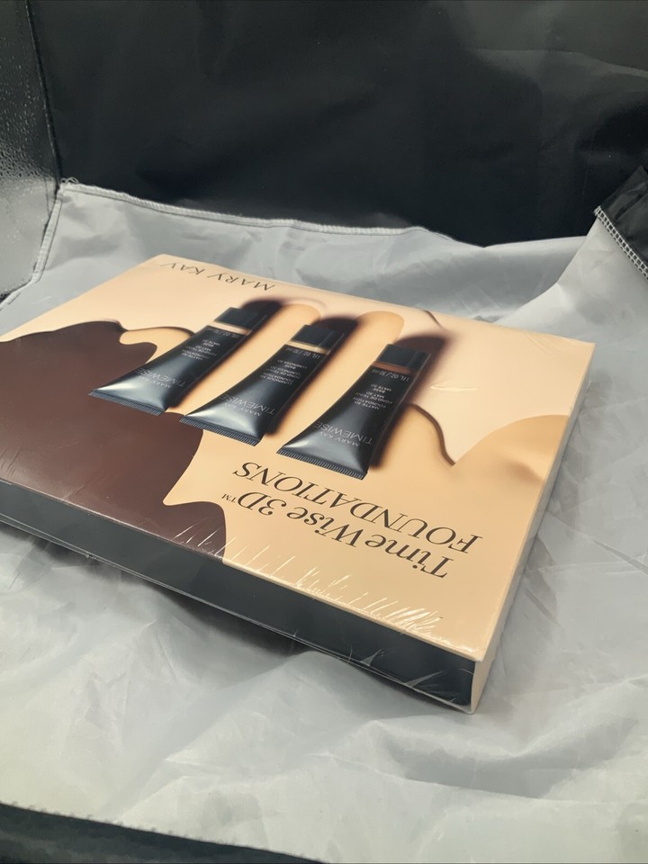 Mary Kay Time Wise EMPTY 3D Foundation Sampler Tray & Box New | eBay