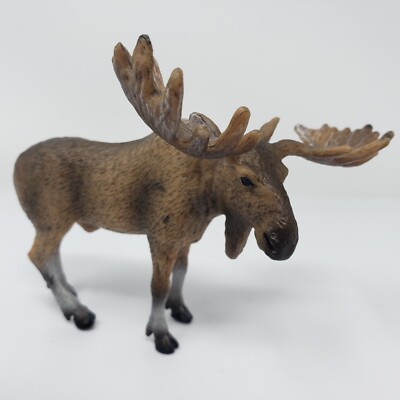 Moose Wildlife Realistic Toy Figure | eBay