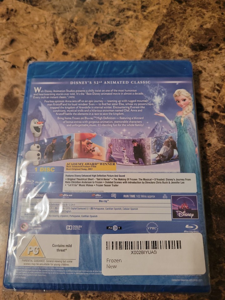 Disney's Frozen (Blu-ray Disc, 2013) | eBay