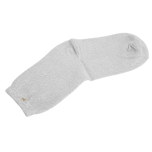 1 Pair Conductive Socks Elastic Seamless Massage Silver Fiber Electrode ...