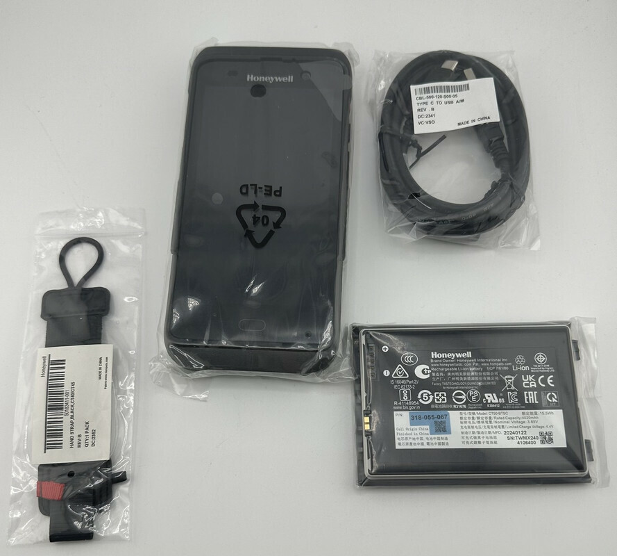 HONEYWELL CT45XP-X0N CT45P-X0N-37D100G ANDROID 11 GMS 1D 2D BS WI-FI 6 ...